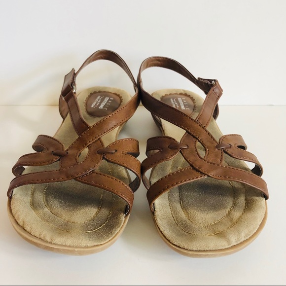 Basic Editions | Shoes | Basic Editions Memotech Brown Strappy Sandals | Poshmark